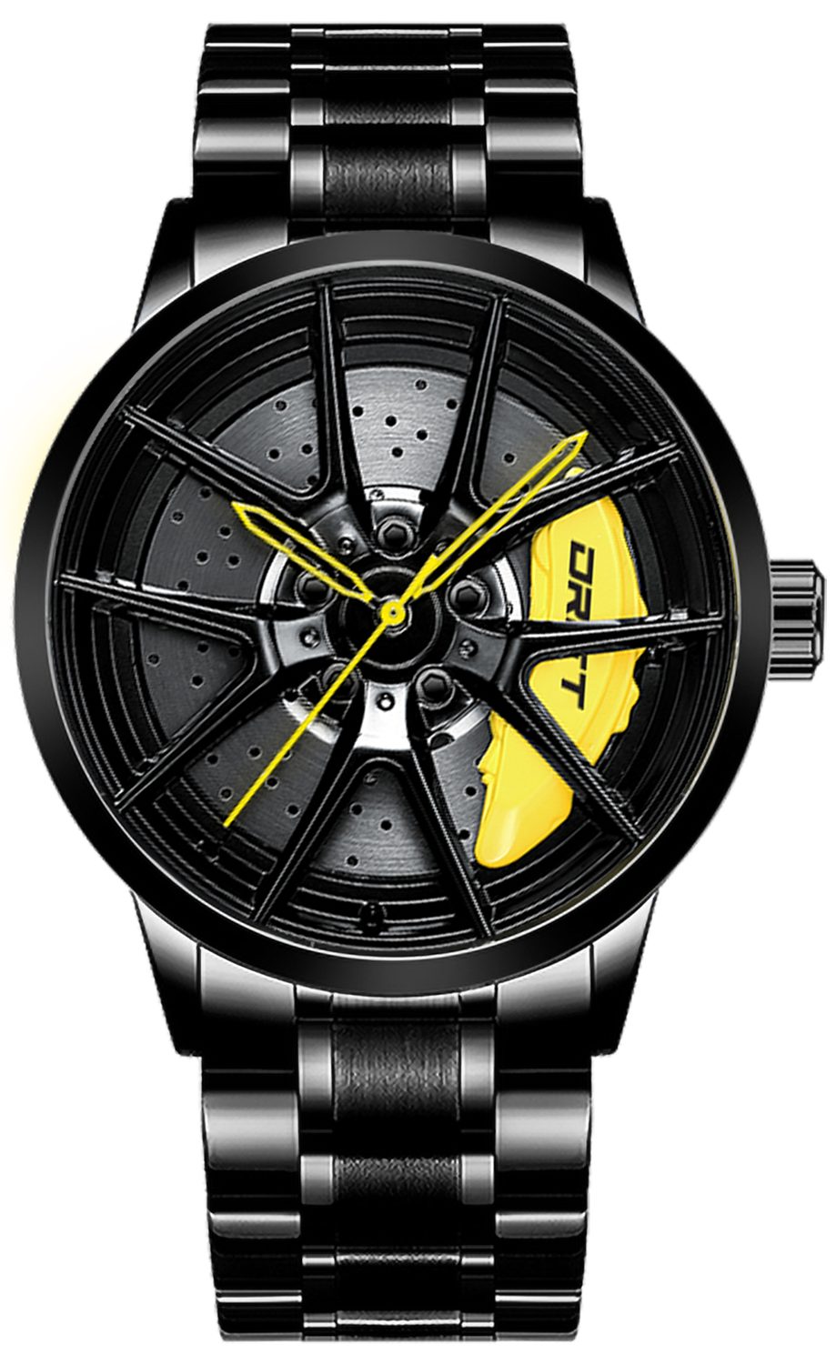 DRIFTELEMENT Quarzuhr »NITRO FELGENUHR«, Dreidimensionales M8 Felgendesign