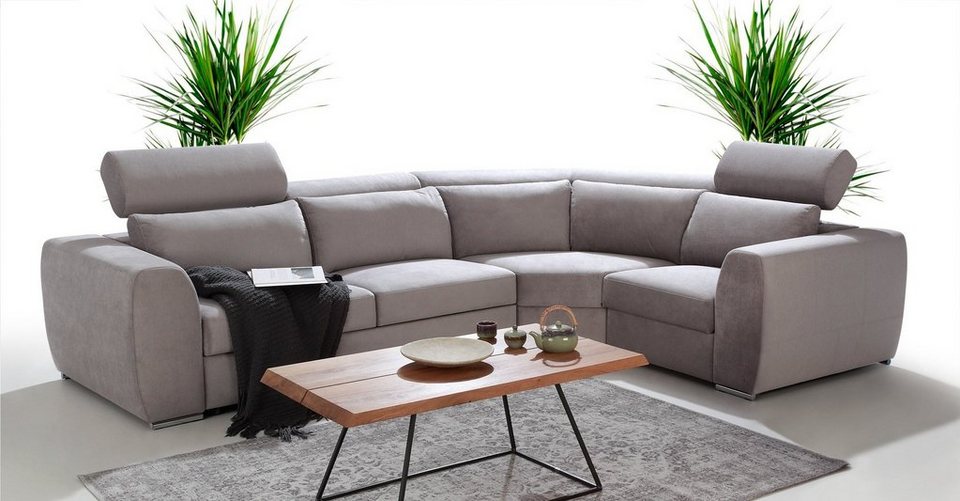 Jvmoebel Ecksofa Ecksofa Stoff L Form Couch Design Polster Textil