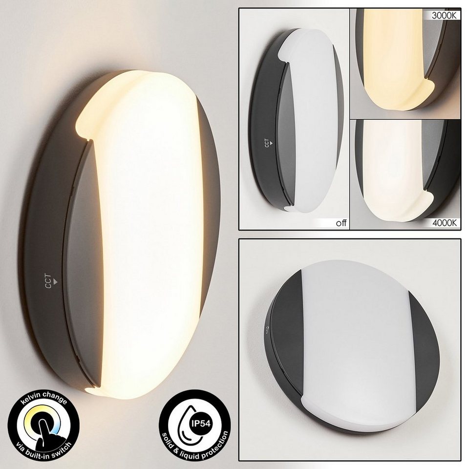 Hofstein Außen Wandleuchte Pagana Moderne Außenlampe Aus Aluguss In