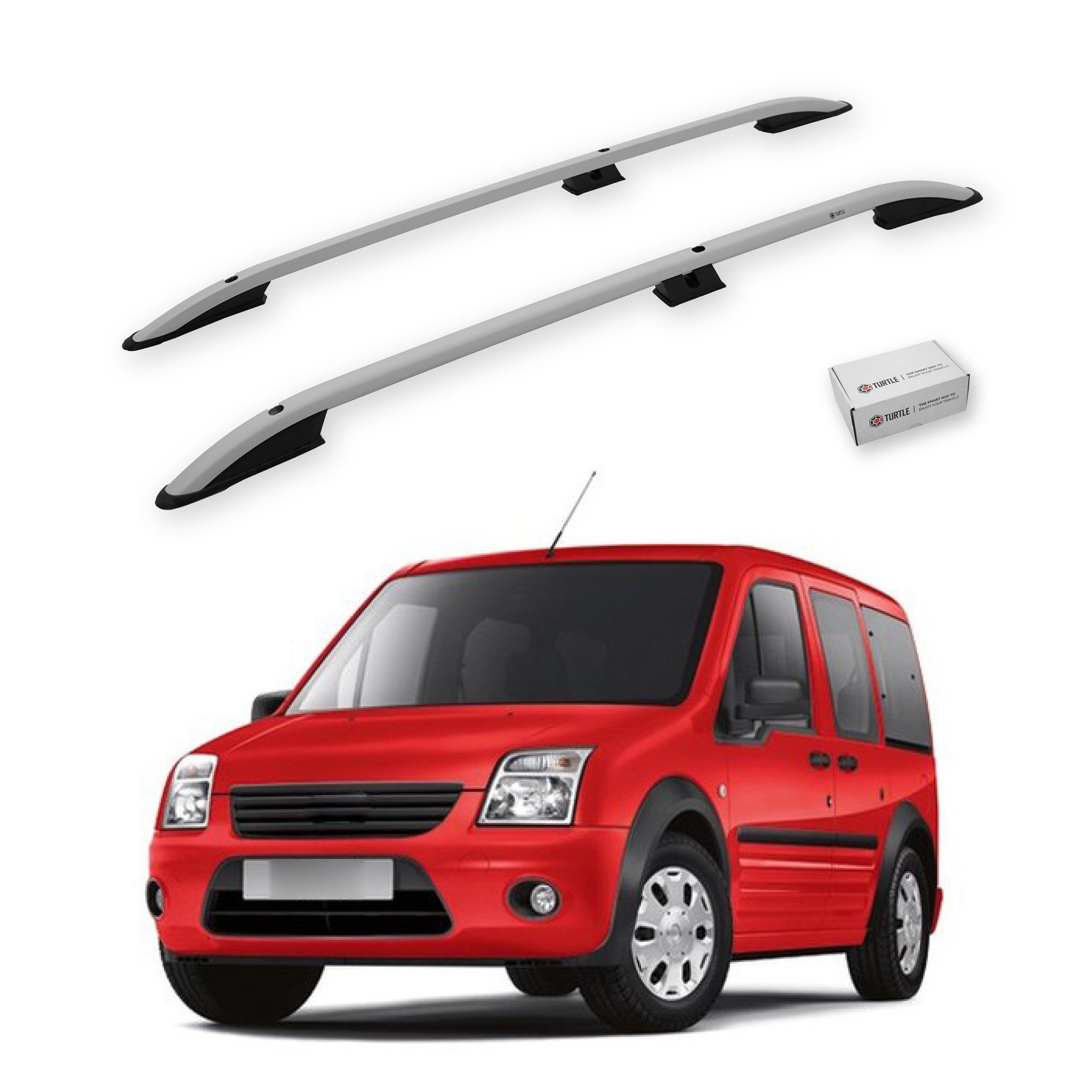 TURTLE Dachbox-Halterung TURTLE kompatibel mit Ford Connect 2002-2012 ...