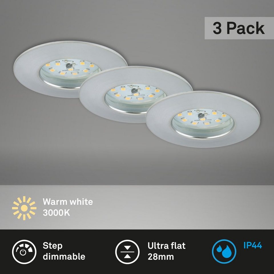 Briloner Leuchten Led Einbauleuchte 7295 039 Dimmfunktion Mehrere