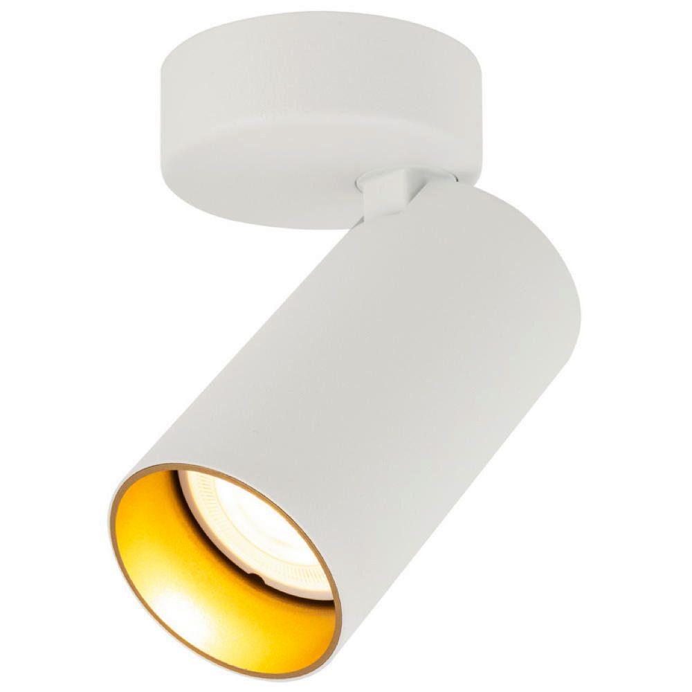 Slv Deckenspot Wand Und Deckenspot Kami In Weiß Matt Und Gold Gu10