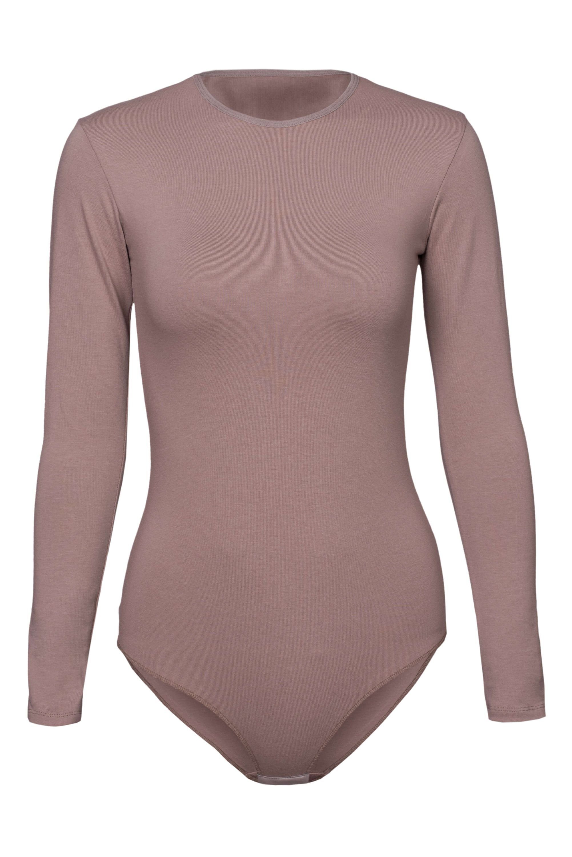 Evoni Body Langarmbody Thermobody Rundhals