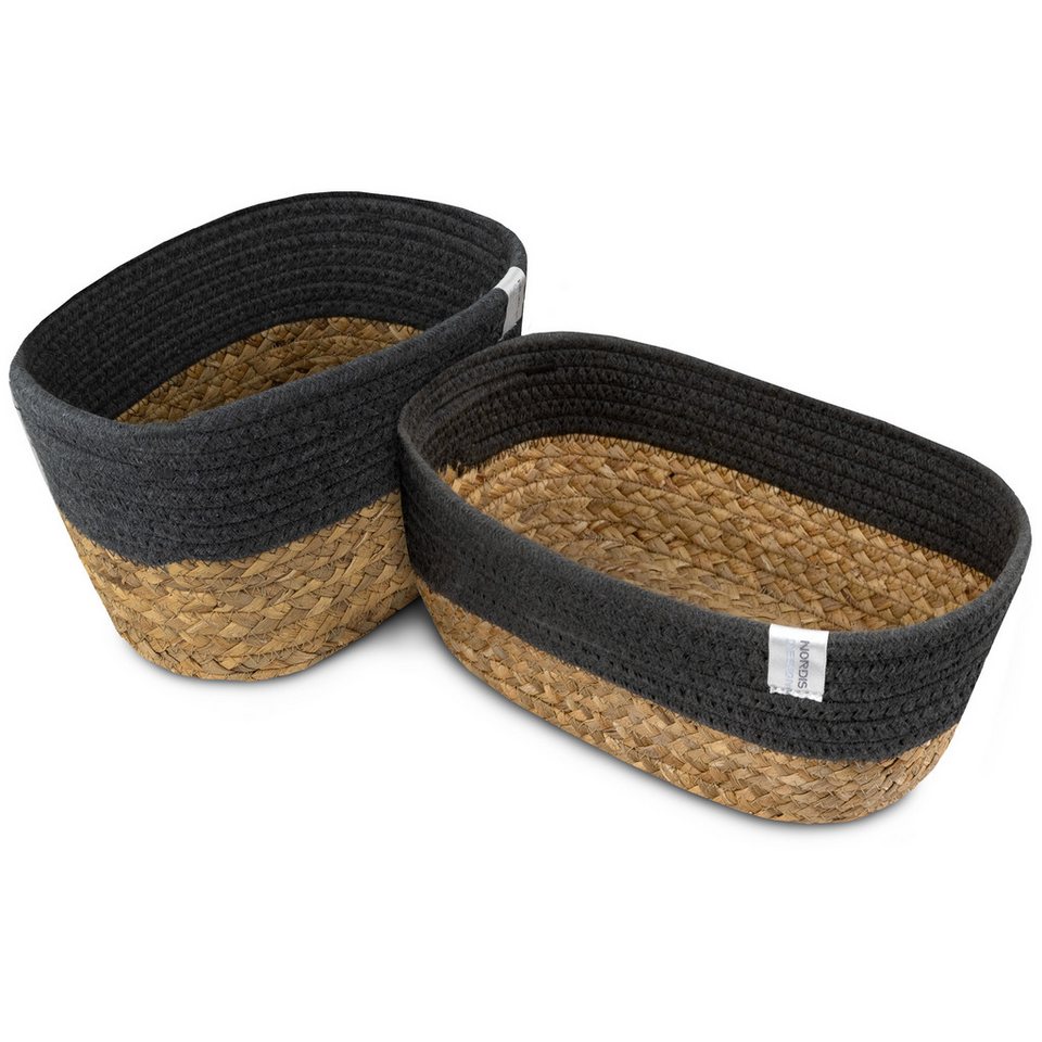 Nordis Design Aufbewahrungskorb Set Alina Aus Natürlicher Baumwolle