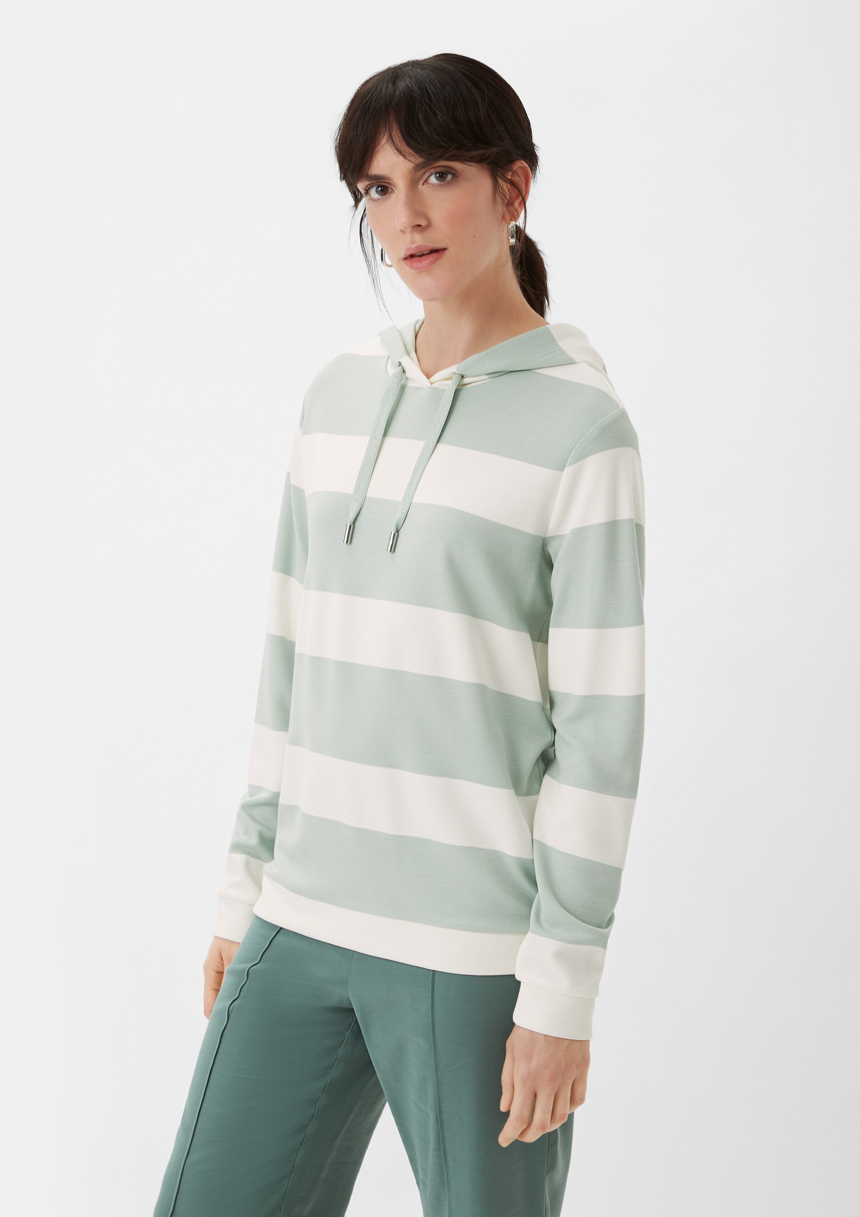 Comma Casual Identity Sweatshirt Sweatshirt Aus Jersey In Glatter