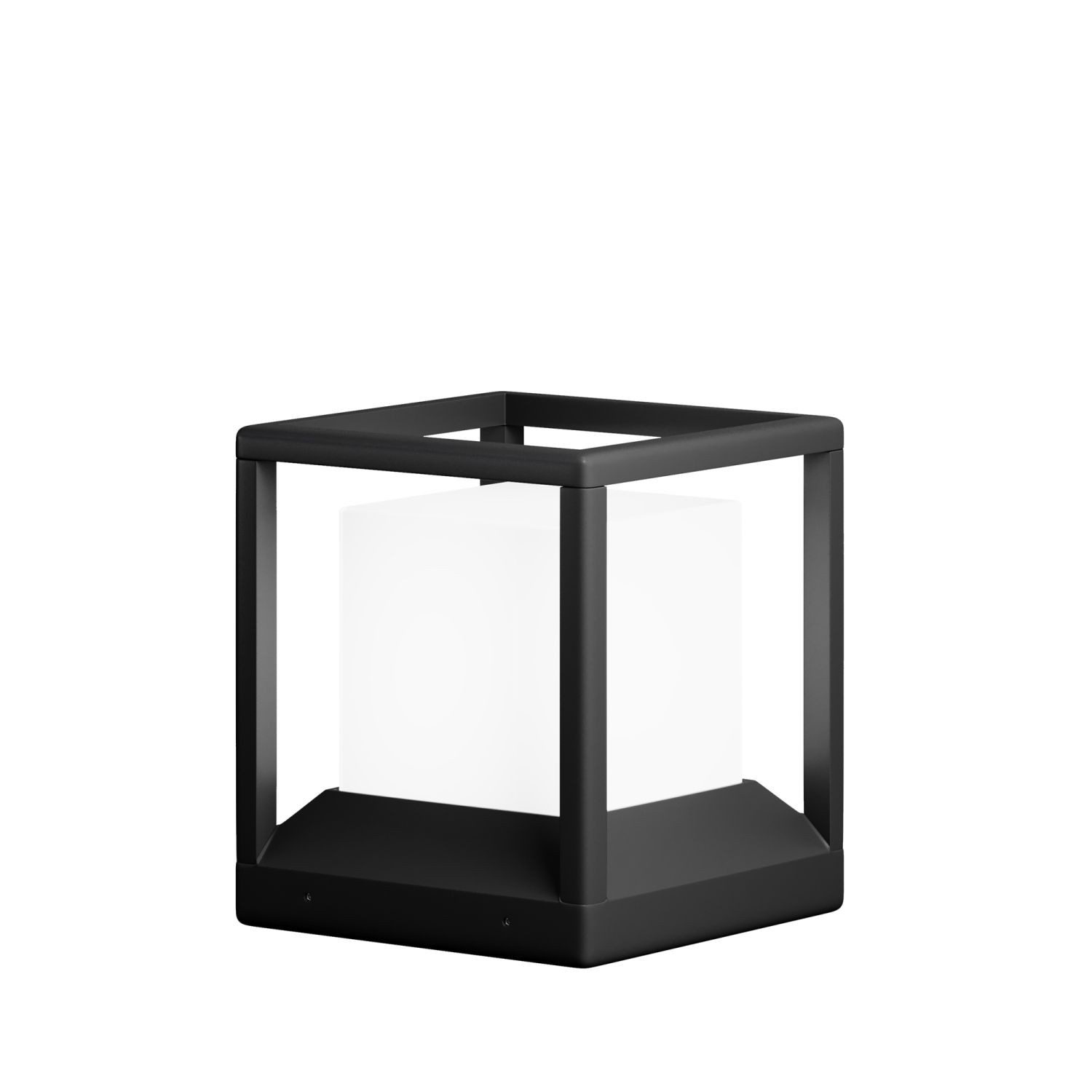 Licht Erlebnisse Sockelleuchte Perona Ohne Leuchtmittel Aluminium E27