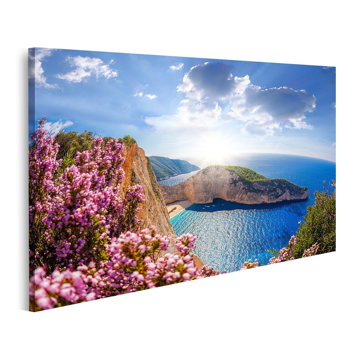Islandburner Leinwandbild Bild Auf Leinwand Navagio Strand Mit