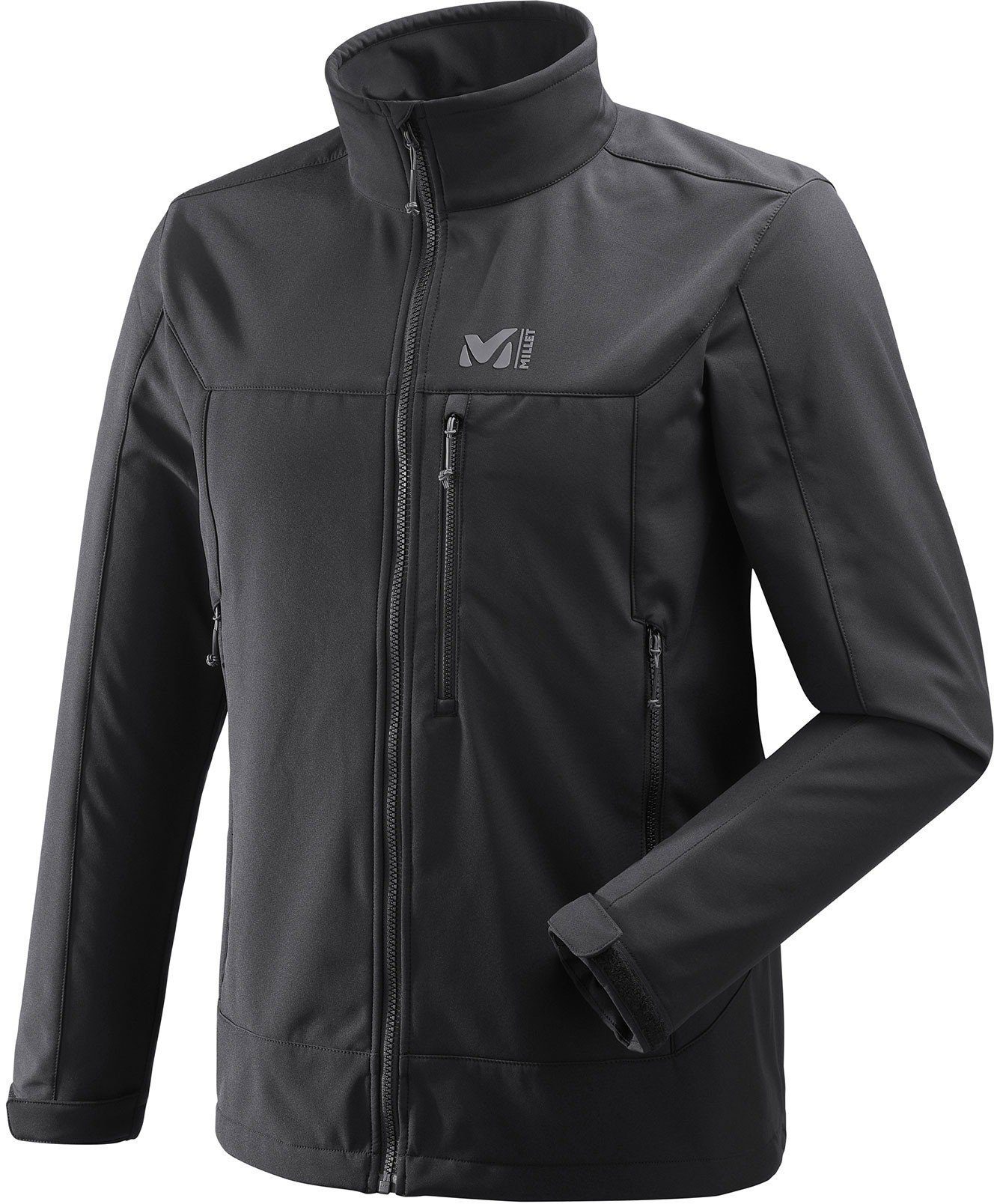 Millet Softshelljacke Track Jacket, grau, schwarz