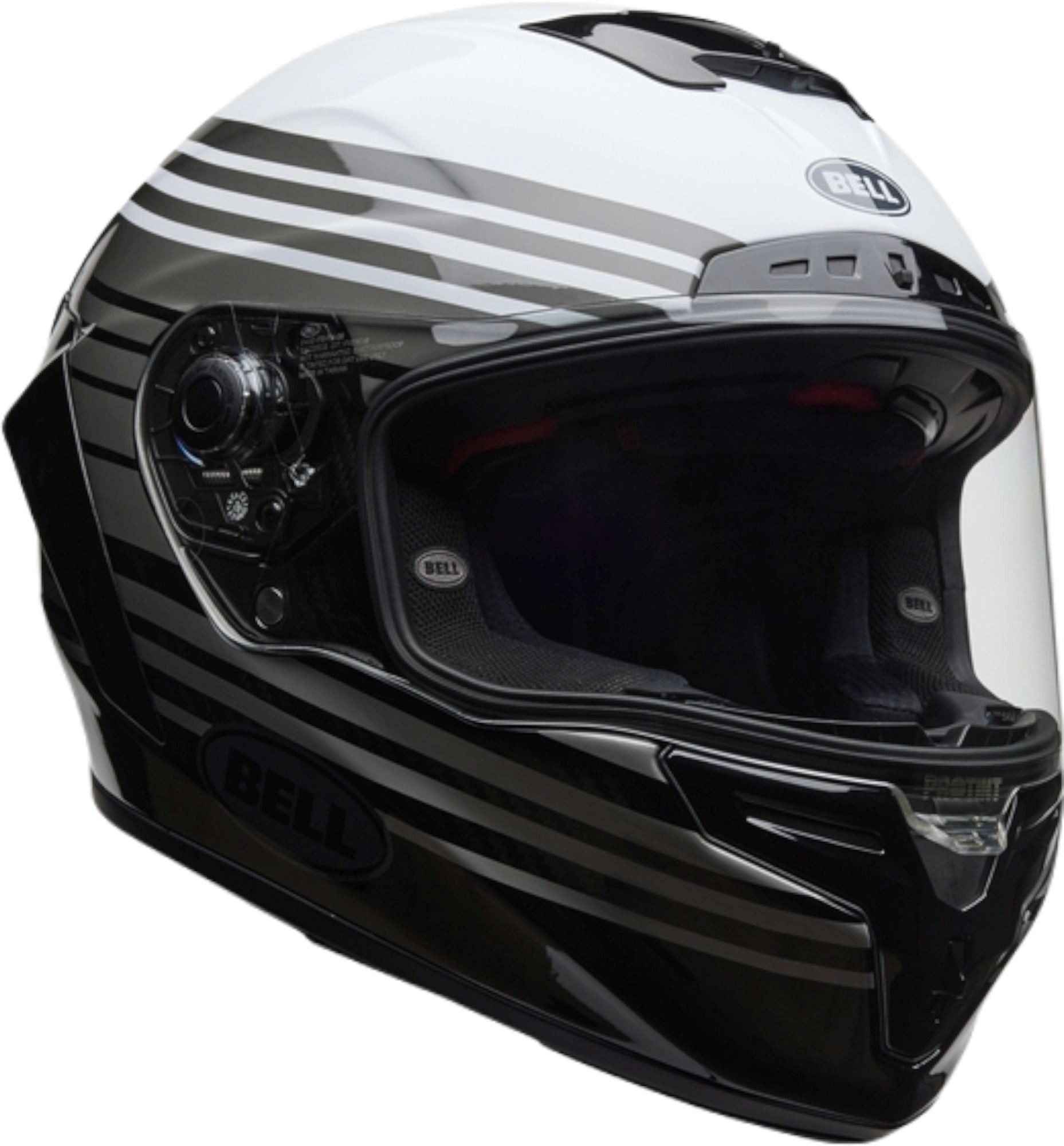 Bell Motorradhelm Race Star DLX RSD Dash Carbon Helm, vorbereitet für Kommunikationssystem
