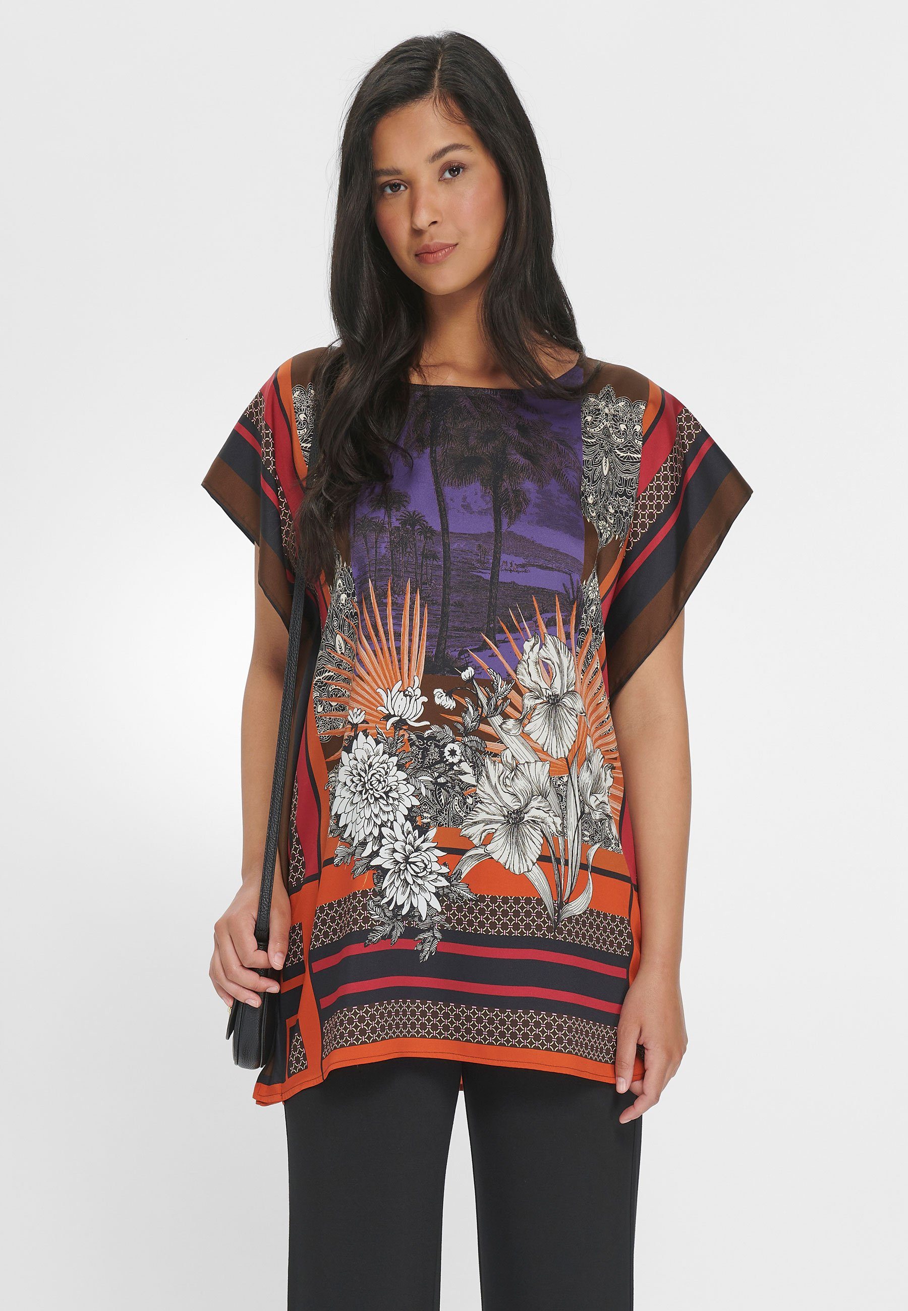 Emilia Lay Klassische Bluse Blouse Mit Modernem Design Mit