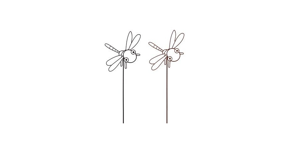 Trend Line Gartenstecker TrendLine Gartenstecker Metall Libelle ...