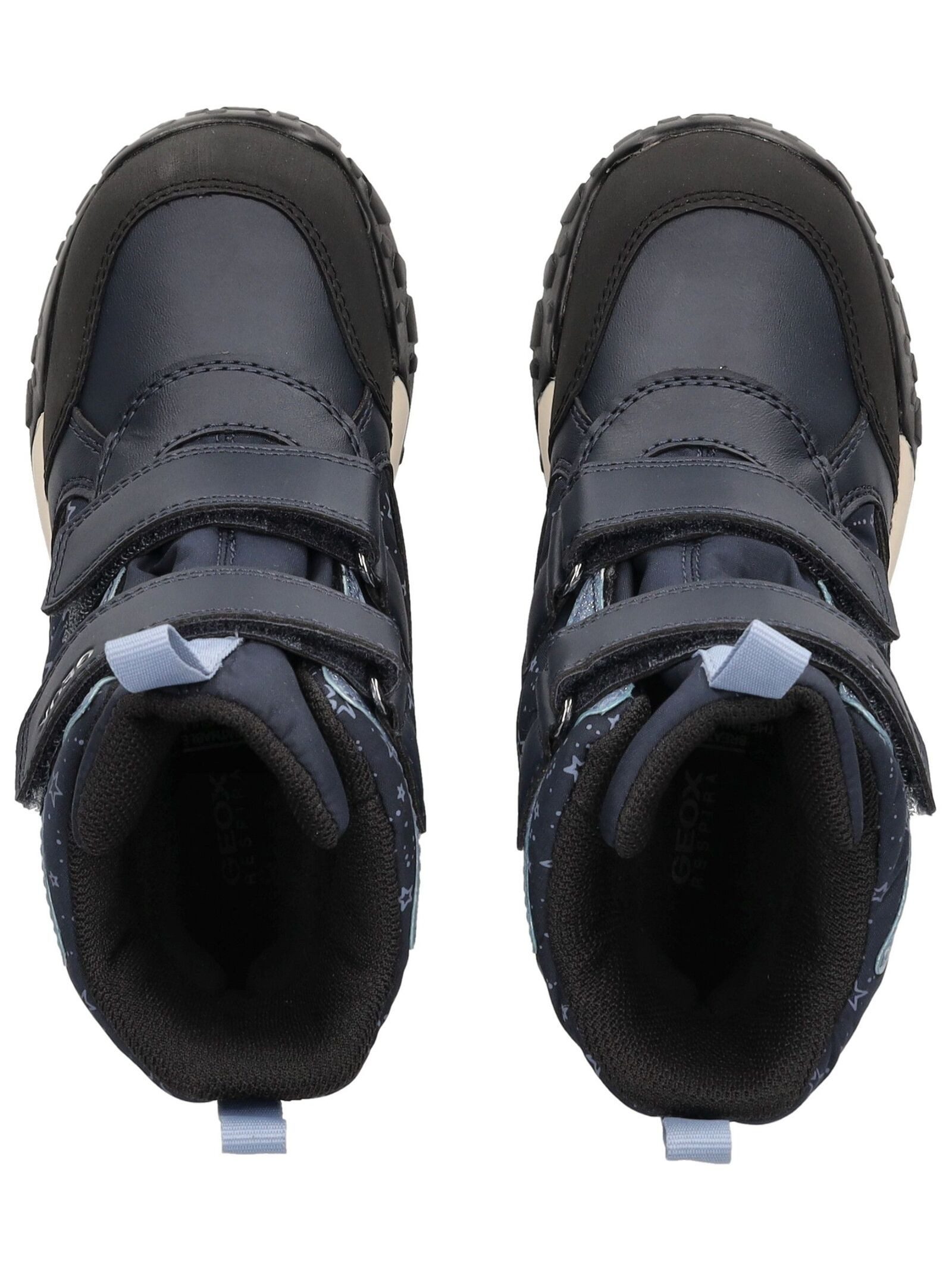 Geox Geox Stiefel Lederimitat/Textil Snowboots, Absatzform: flach