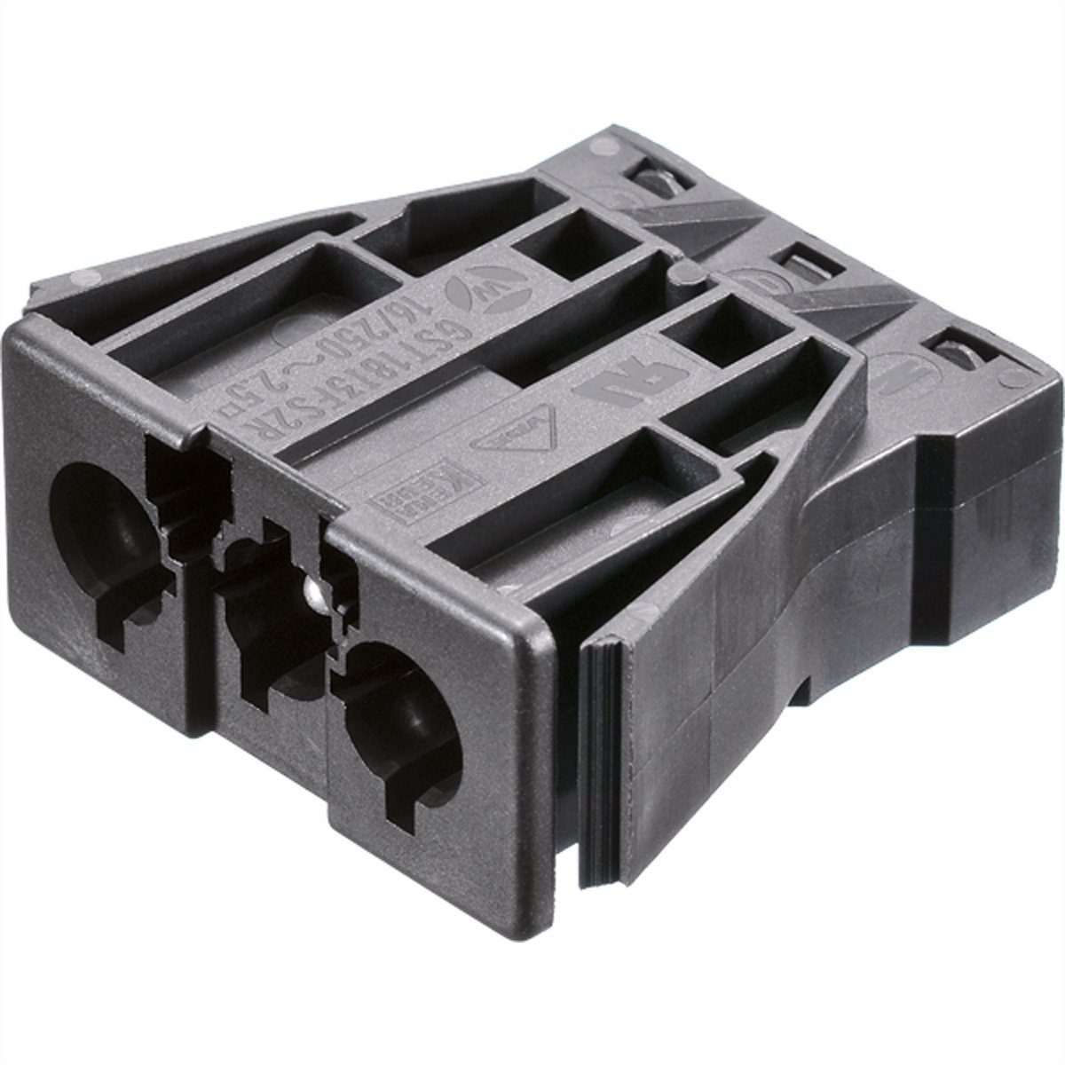 Bachmann Einbaustecker GST18/3 schwarz Stromadapter