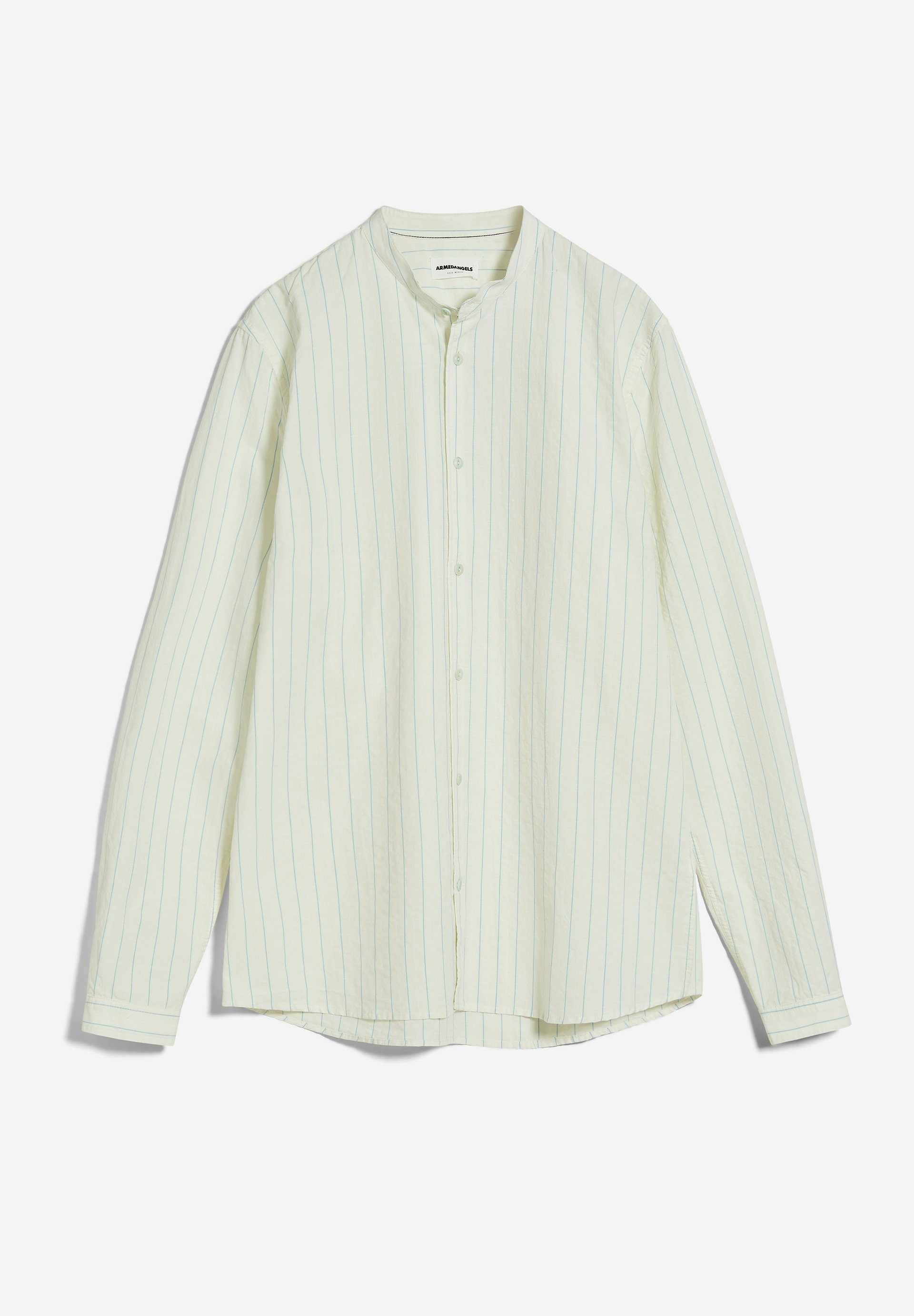 Armedangels Kurzarmhemd Jaacko Striped Herren Hemd Aus Bio Baumwolle 1