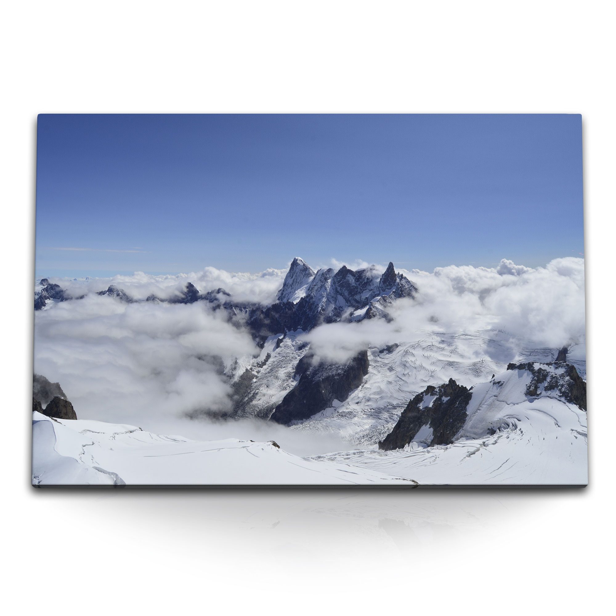 Sinus Art Leinwandbild 120x80cm Wandbild Auf Leinwand Über Den Wolken