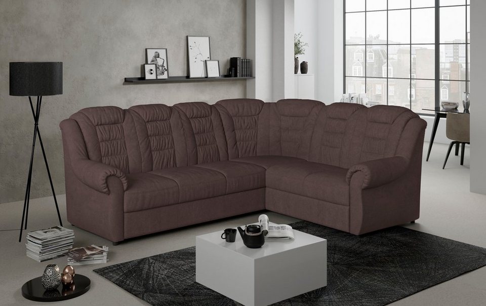 Home Affaire Ecksofa Boston Gemütliches Ecksofa Mit Hoher Rückenlehne