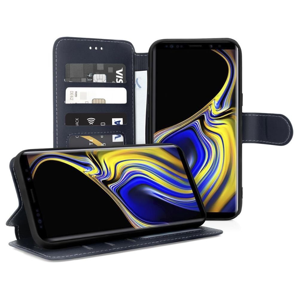 Mygadget Handyhülle Flip Case Klapphülle 5x Kartenfach And Standfunktion