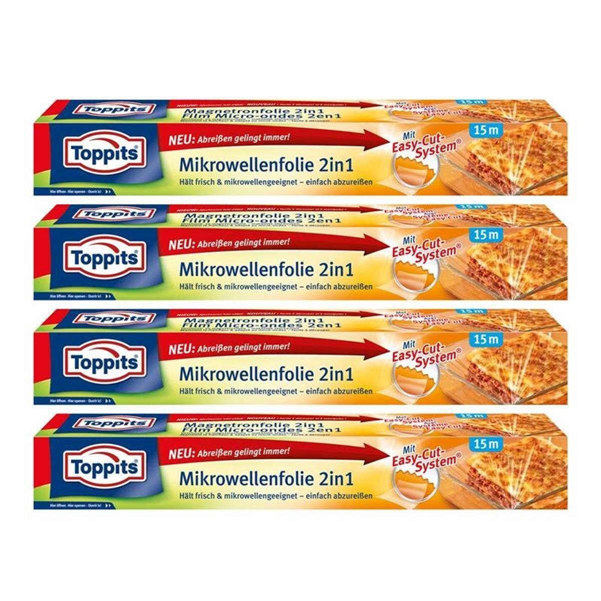 Toppits Küchenorganizer Set Toppits Mikrowellen Frischhalte Folie 2in1