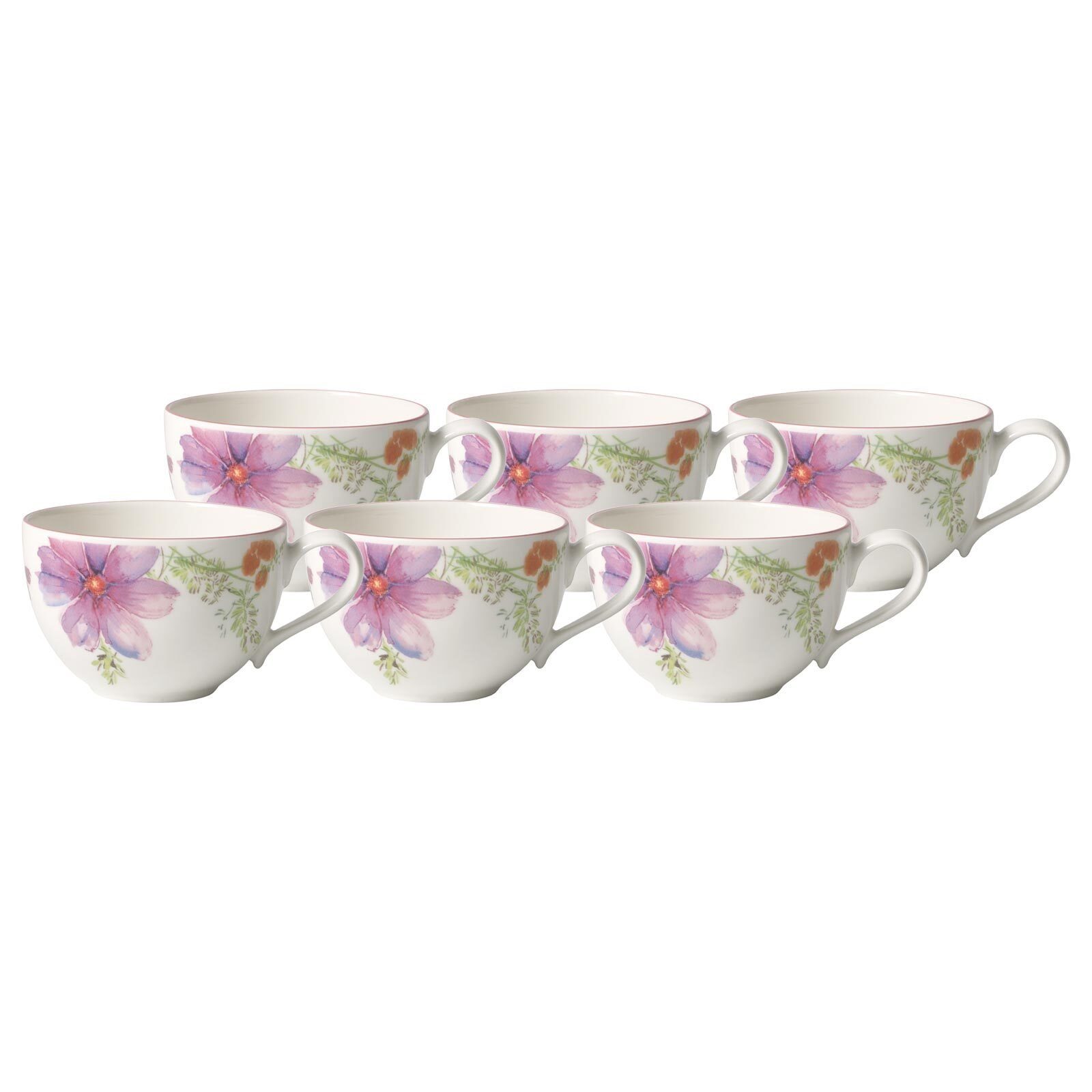 Villeroy And Boch Tasse Mariefleur Basic Kaffee Obertasse 250 Ml 6er Set