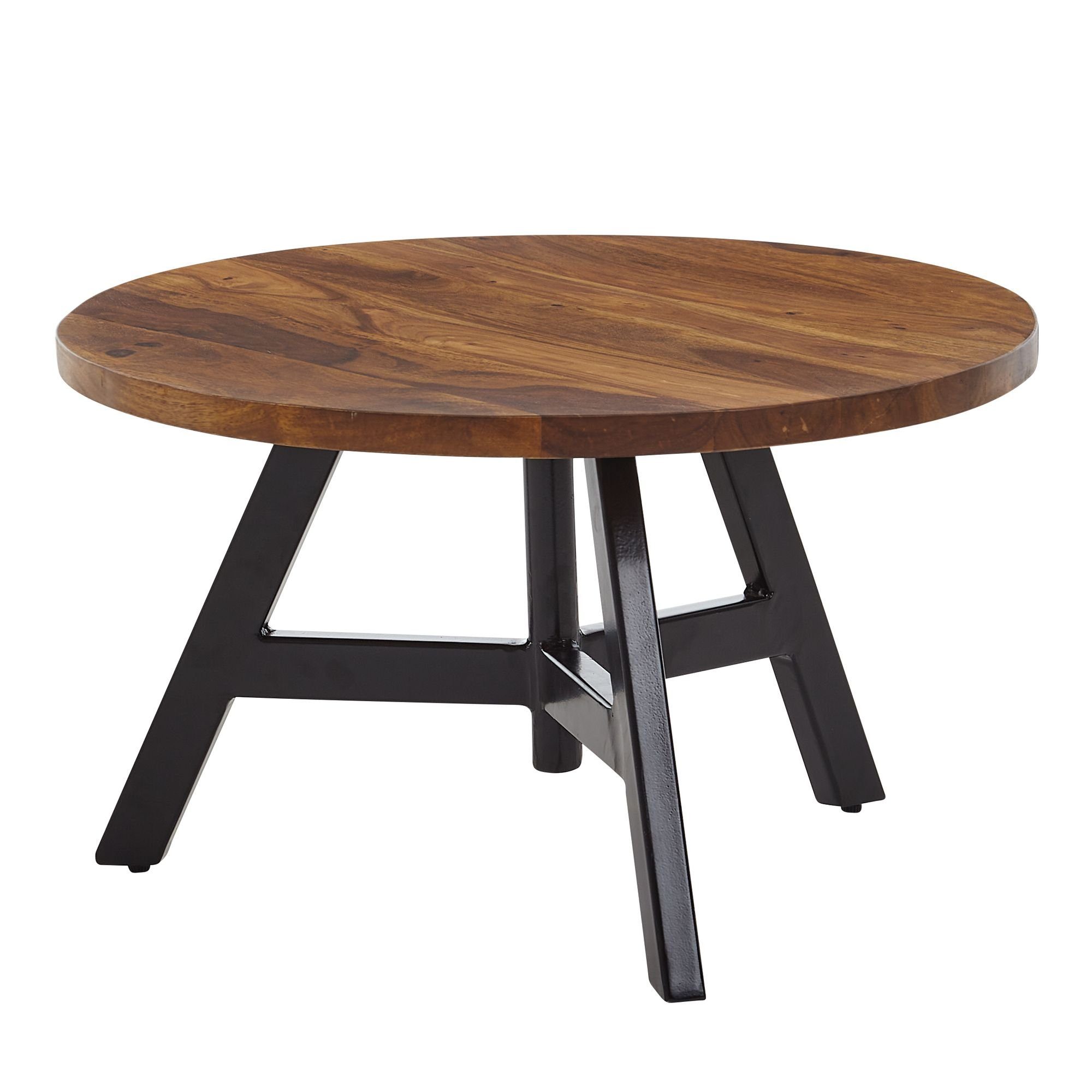 Möbelando Couchtisch Couchtisch 60x60x35 Cm Sheesham Massivholz