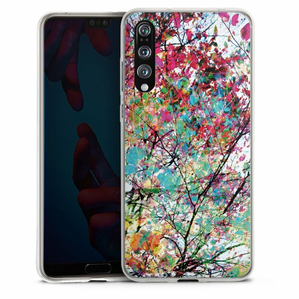Deindesign Handyhülle Malerei Blätter Kunst Autumn8 Huawei P20 Pro