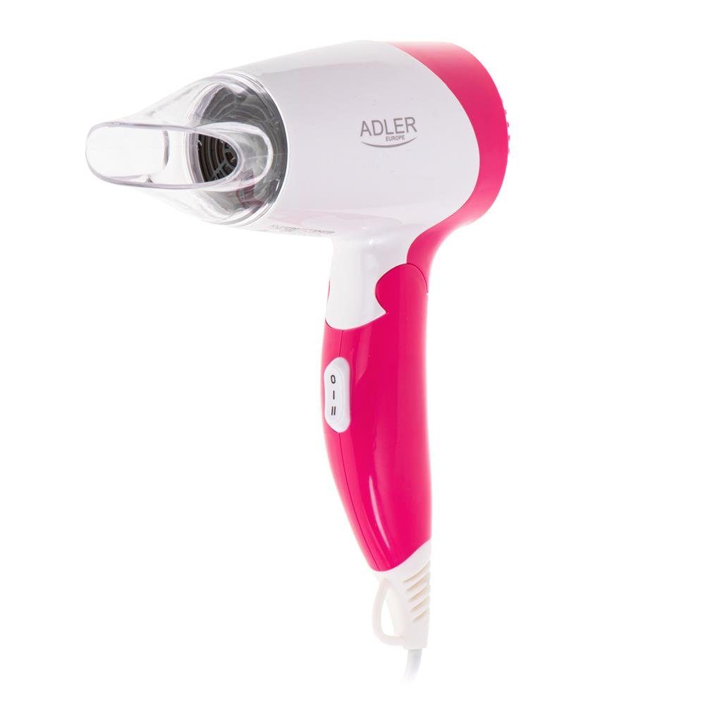 Adler Haartrockner Ad 2259 120000 W Weiß Rosa Zusammenklappbar