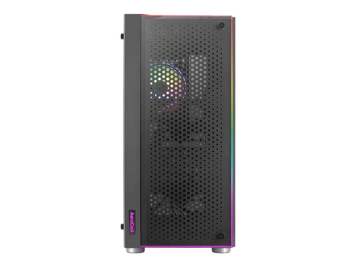 Aerocool PC-Gehäuse AEROCOOL Midi Scribble ARGB MicroATX/ATX/Mini-ITX, PC Case