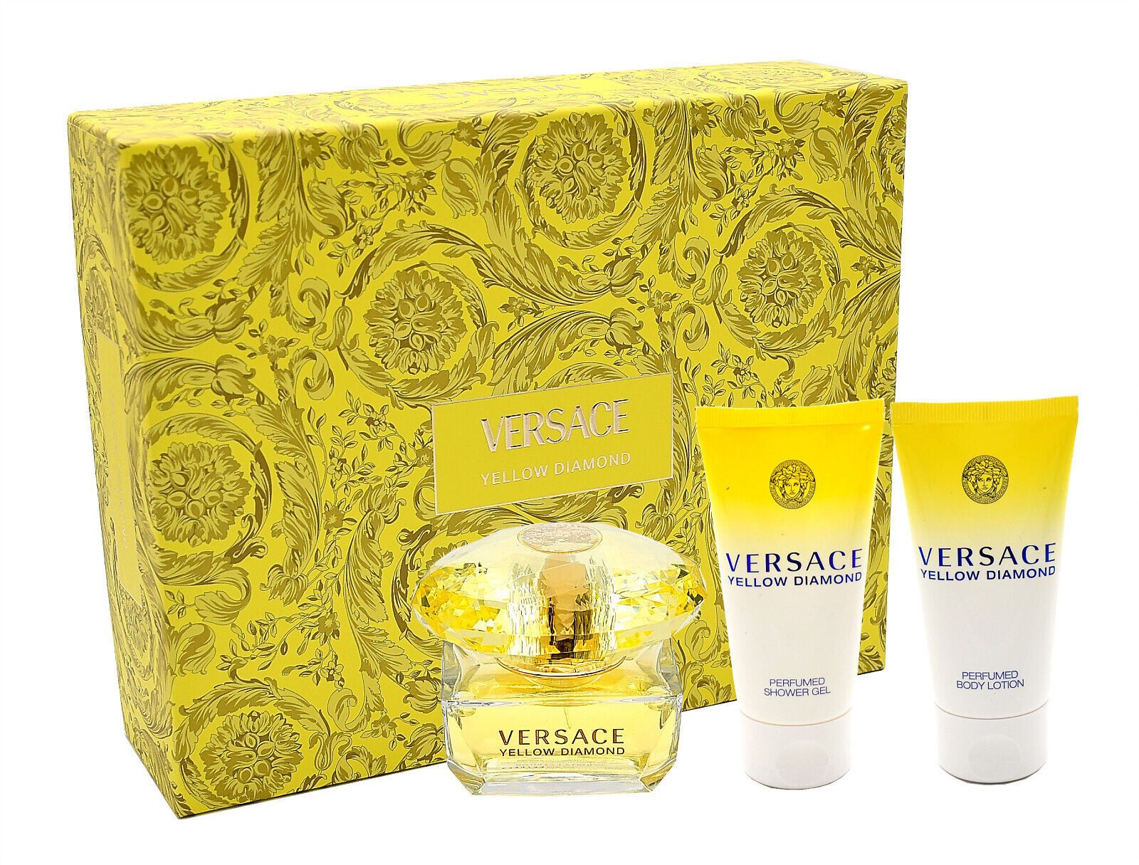 Versace Duft-Set VERSACE YELLOW DIAMOND EDT 50ML + BL 50ML + SG 50ML