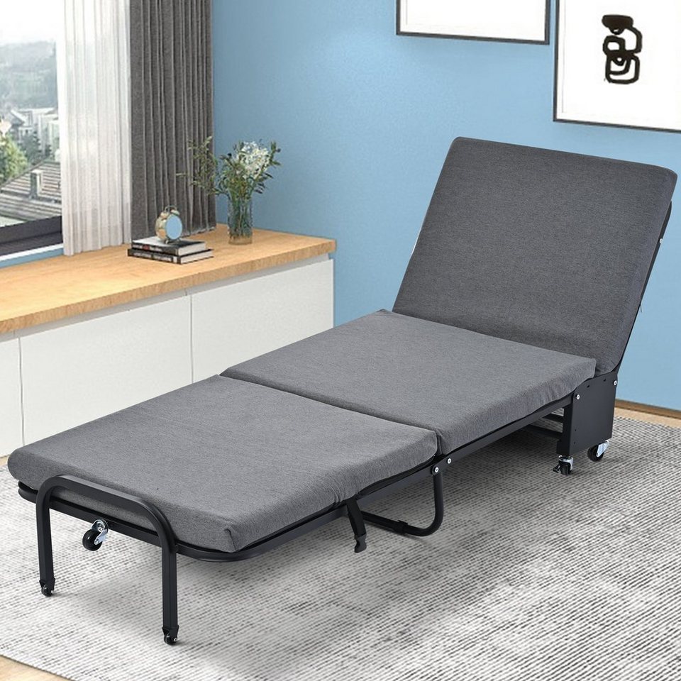 Merax Relaxliege Faltbar 3 In 1 Schlafsessel Schlafsofa Mit Leinen
