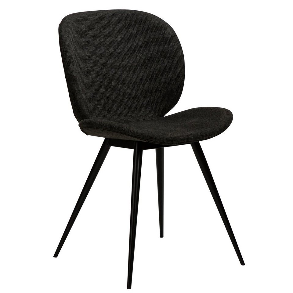 Ebuy24 Esszimmerstuhl 2er Set Danform Cloud Esszimmerstuhl Stoff Schwarz