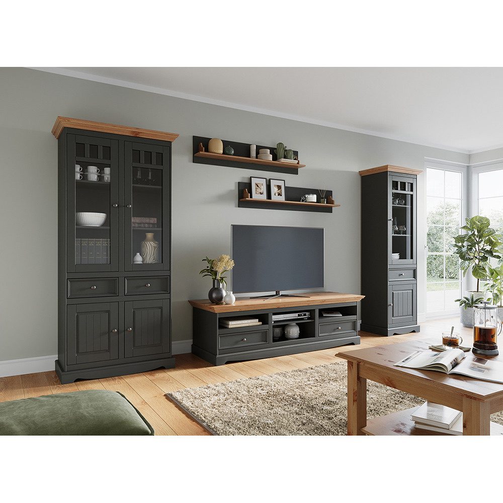 Lomadox Wohnzimmer Set Bormio 163 Mega Spar Set 5 St