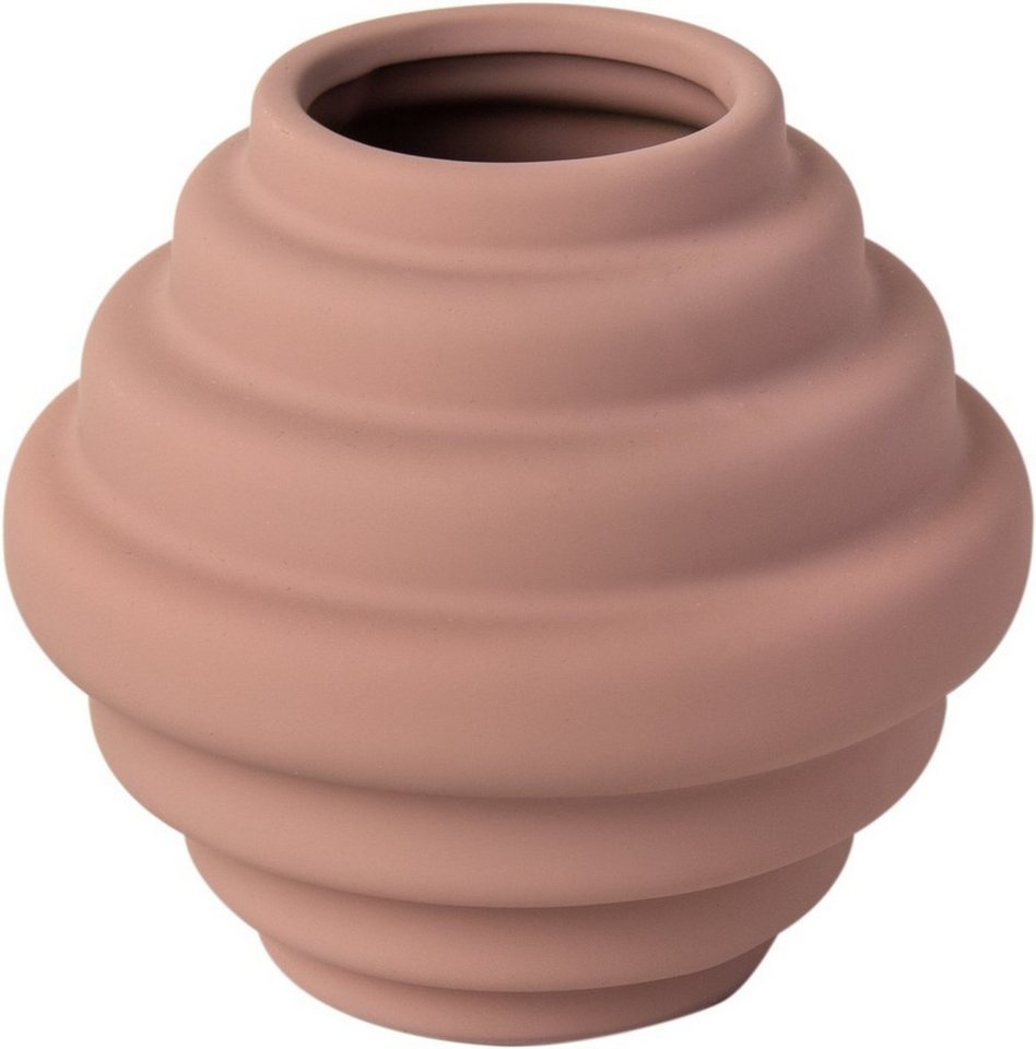 Annimuck Tischvase Ihr Belles Fleurs Keramik Vase Old Rose 16x15 Cm 1 St
