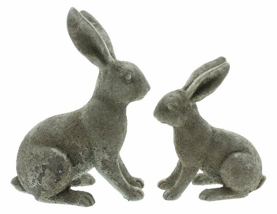 Dekoleidenschaft Osterhase Beton Style Grau Aus Zement