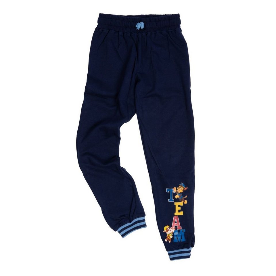 United Labels® Jogginghose Paw Patrol Joggingshose Für Jungen Team Blau