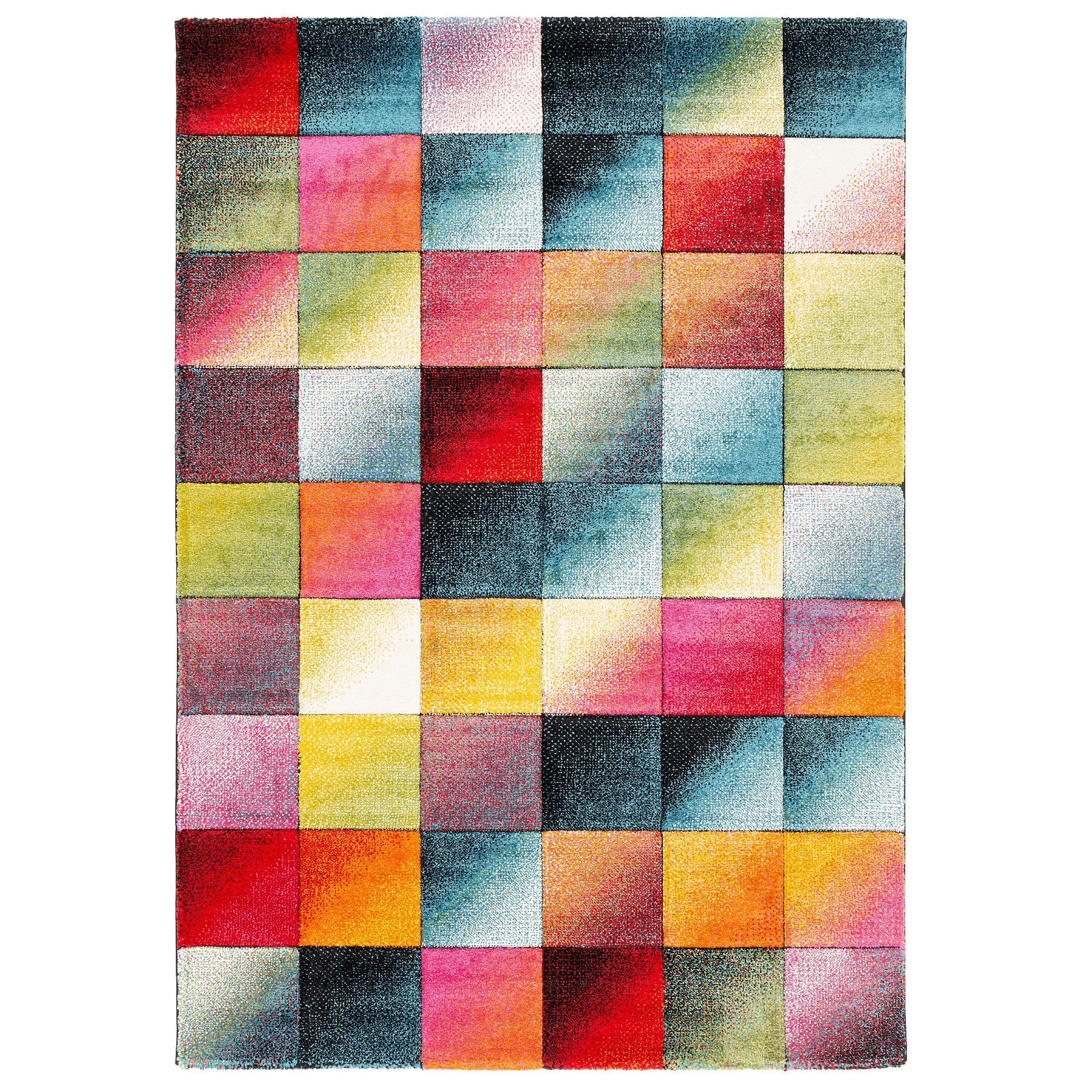 Pergamon Designteppich Designer Teppich Maui Modern Karo Rechteckig