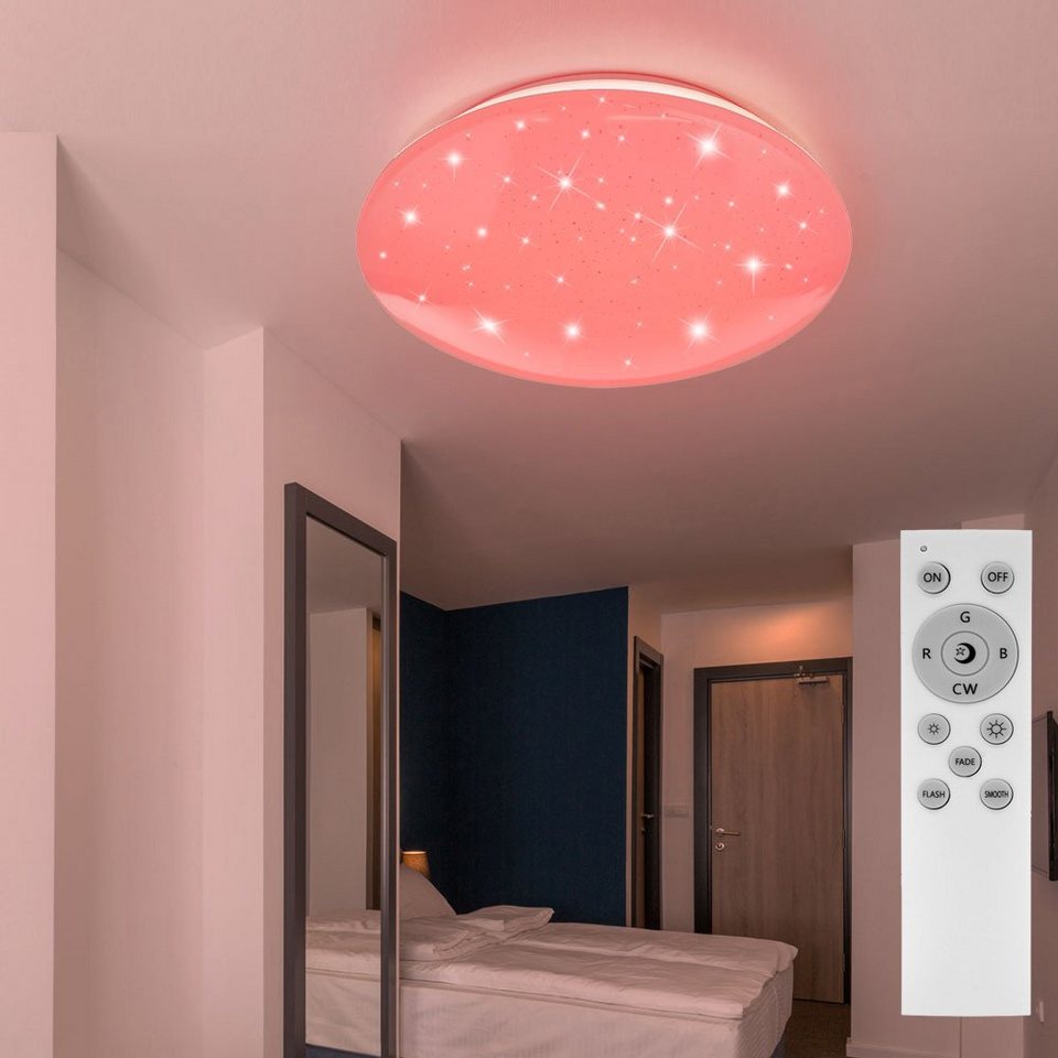 Etc Shop Led Deckenleuchte Led Leuchtmittel Fest Verbaut Warmweiß