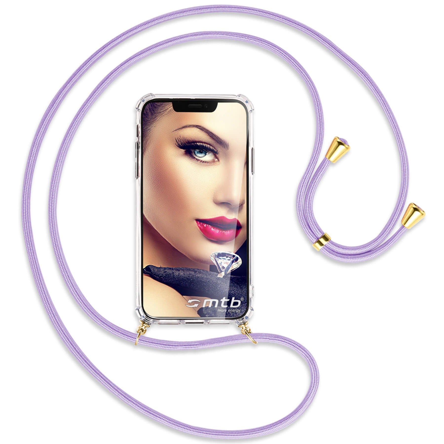 Mtb More Energy Handykette Tpu Clear Armor Goldfarbene Metallteile
