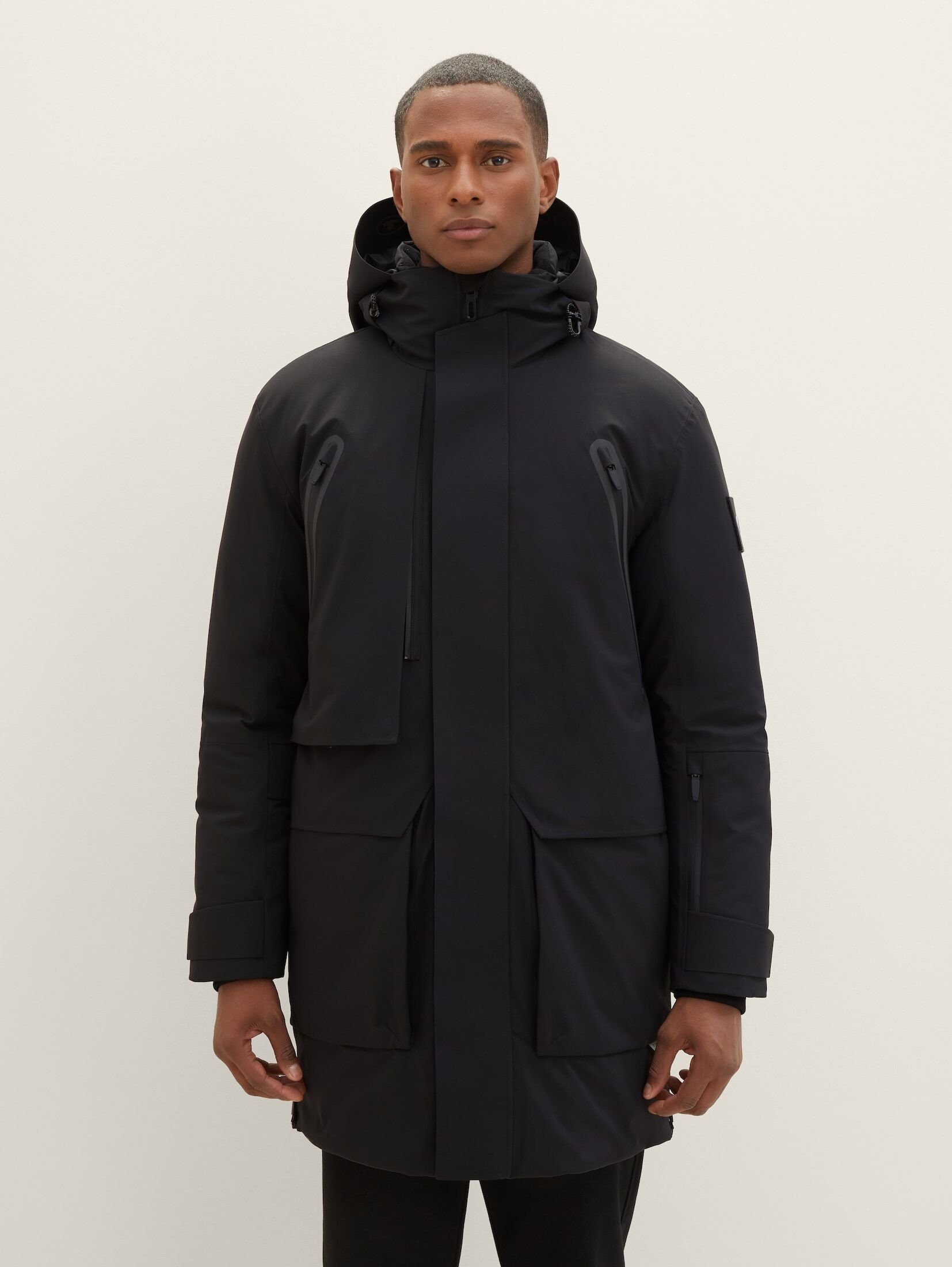 Tom Tailor Winterjacke Pro Tech Jacke Mit Stehkragen Und Kapuze