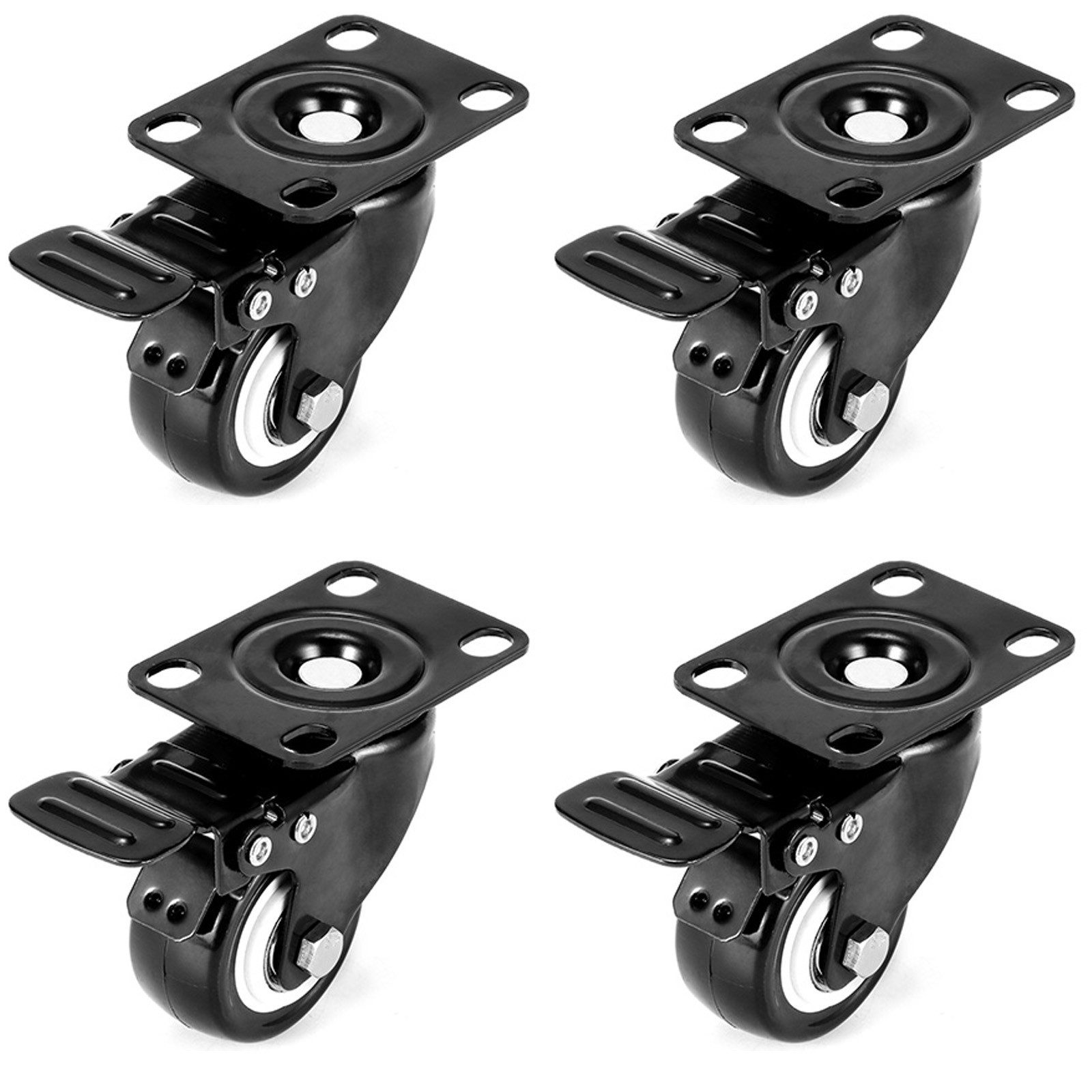 BlingBin Schwerlastrolle 4 Stücke 50mm Lenkrollen Schwerlastrollen ...