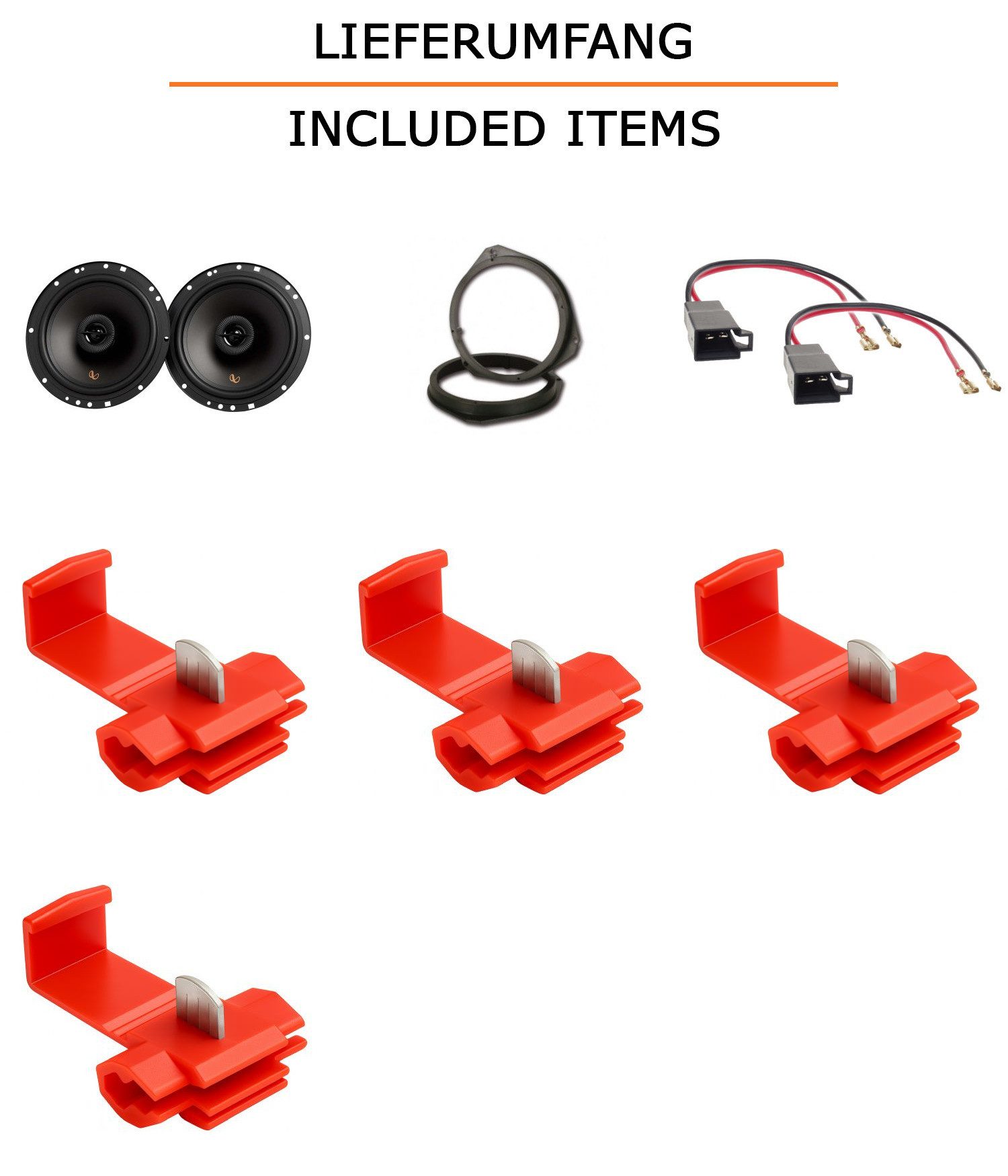 JUST SOUND best choice for caraudio Lautsprecher hinten Infinity Alpha ...