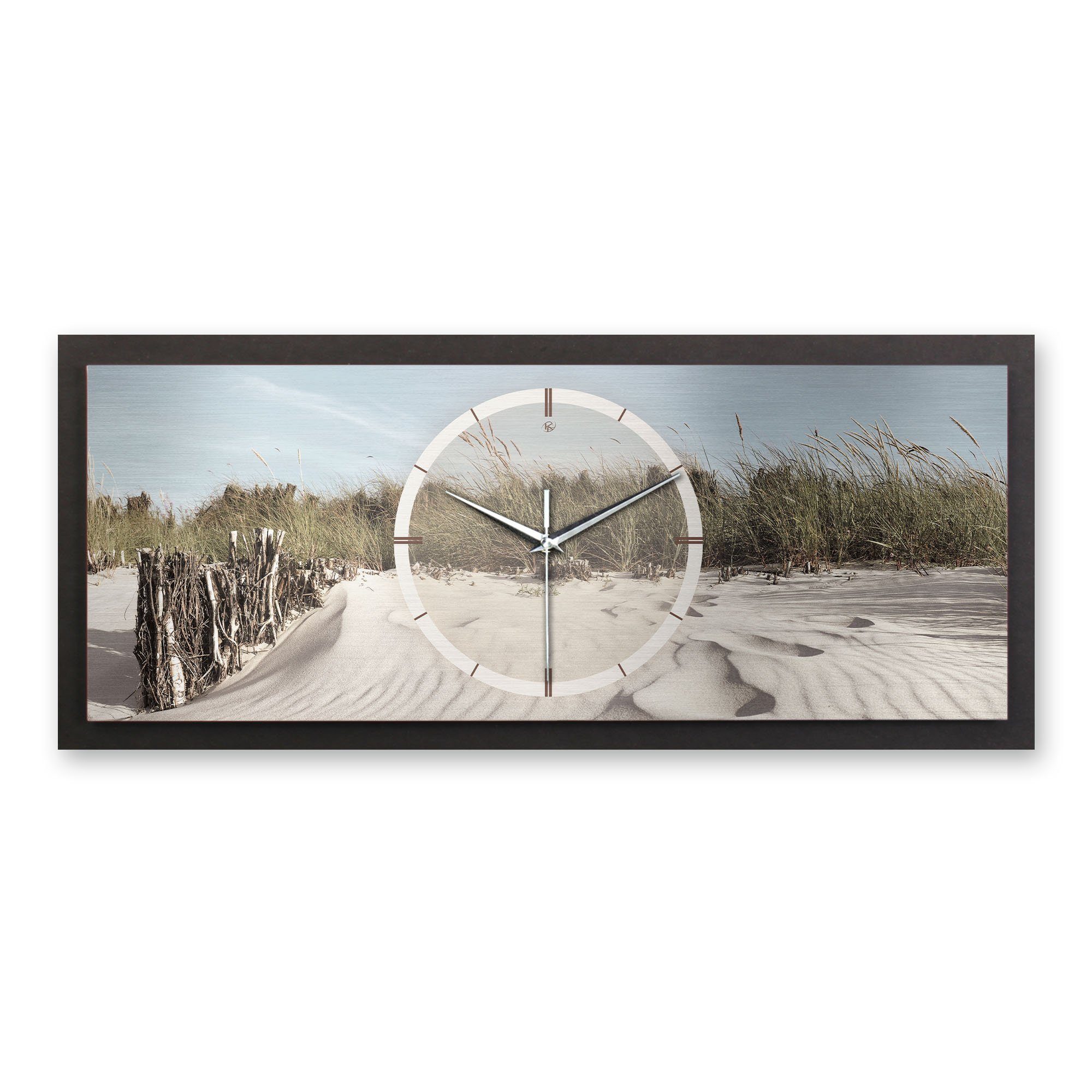 Kreative Feder Wanduhr 3d Designer Wanduhr Strand Ohne Ticken Funk