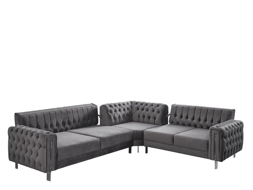 Jvmoebel Chesterfield Sofa Multifunktion Chesterfield Couch Ecksofa