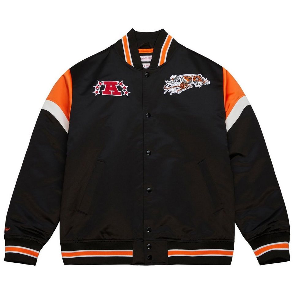 Mitchell & Ness Collegejacke Heavyweight Satin NFL Cincinnati Bengals Mitchell & Ness Collegejacke Heavyweight Satin NFL Cincinnati Bengals