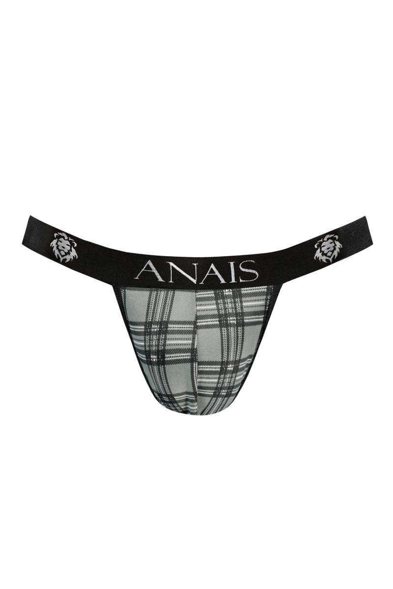 Anais for Men String Herren Jock Strap in grau/schwarz - M