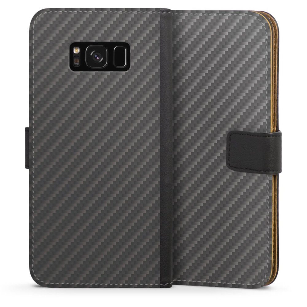 Deindesign Handyhülle Carbon Samsung Galaxy S8 Hülle Metallic Look