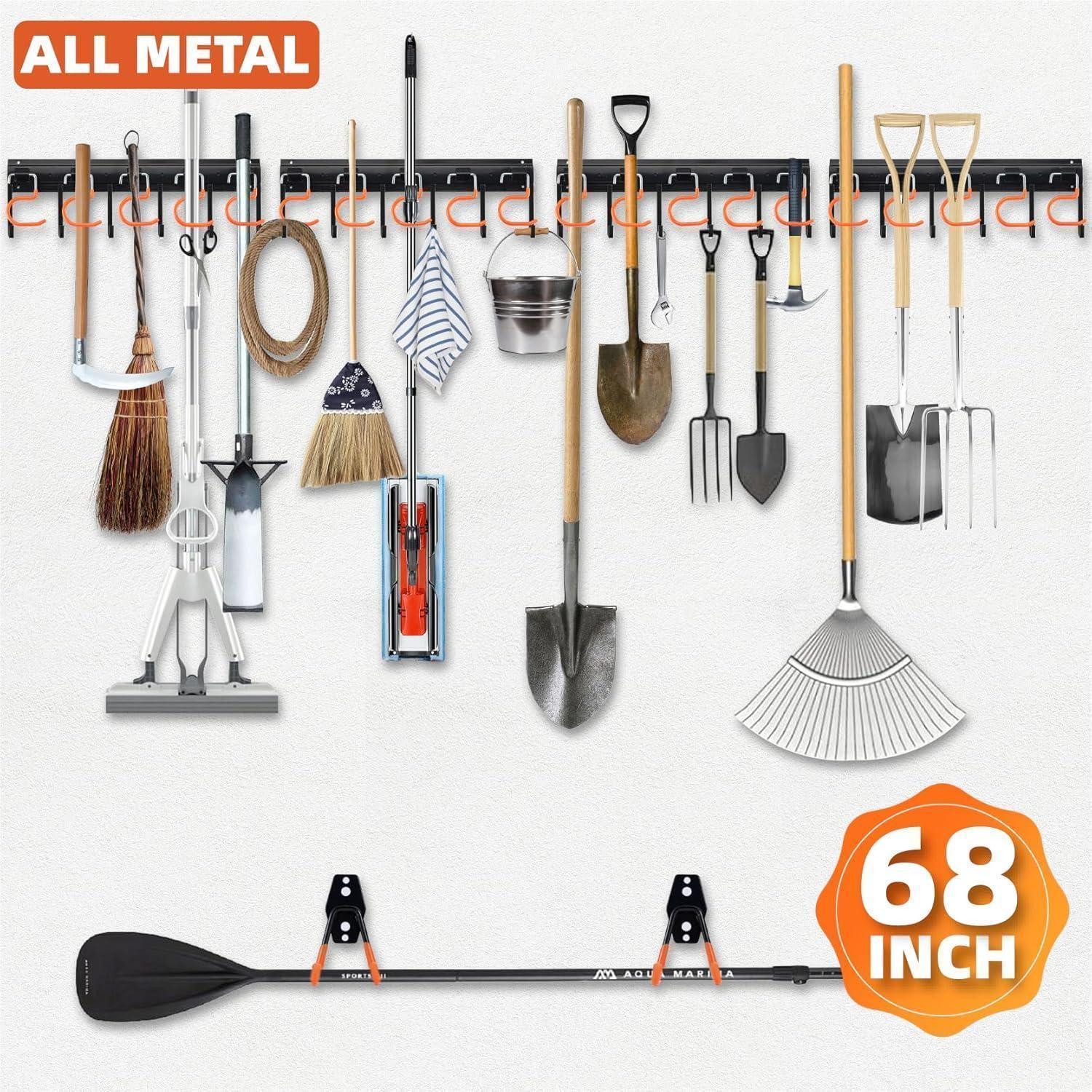 LuxusKollektion Wandhaken Garage Organizer Metall Wandhalterung Besen ...