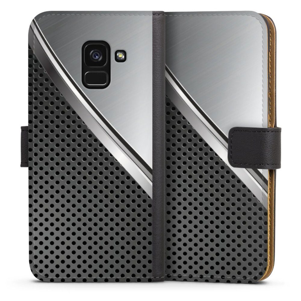 Deindesign Handyhülle Duo Metal Surface Samsung Galaxy A8 2018