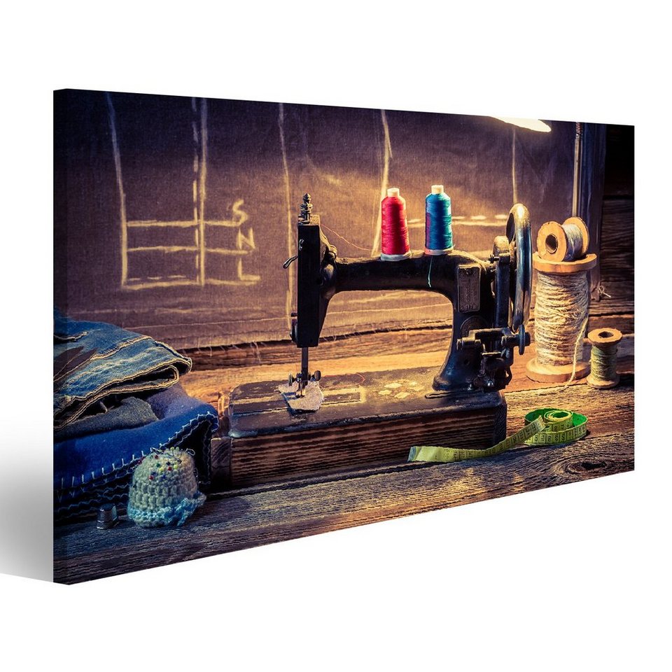 Islandburner Leinwandbild Bild Auf Leinwand Vintage Schneider Workshop