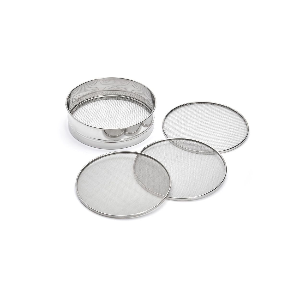 De Buyer Küchensieb Patisserie Edelstahl Mehlsieb 20 Cm Mit Vier