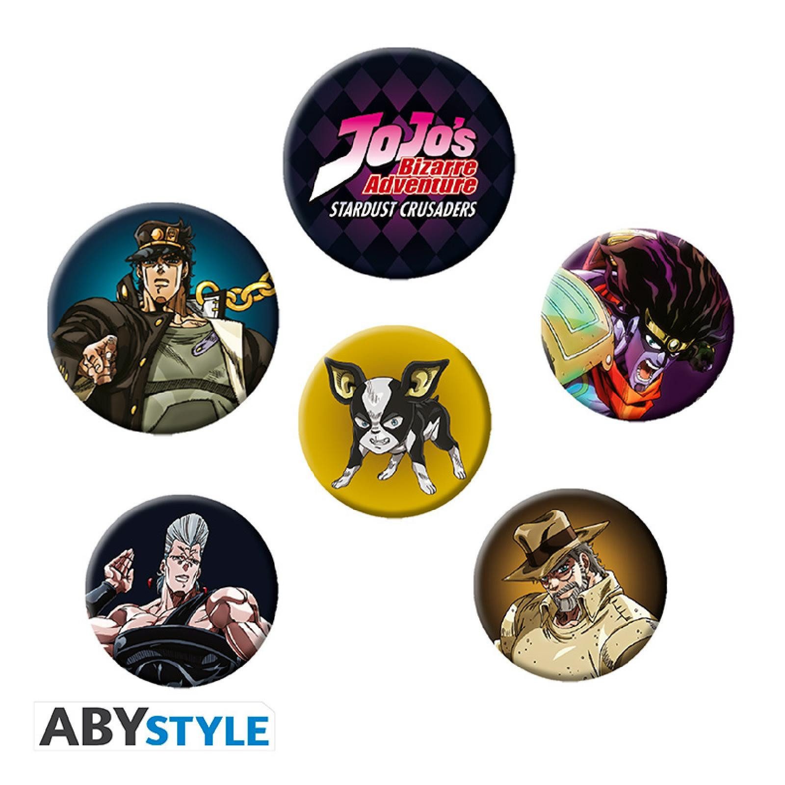 ABYstyle Pins JOJO´S BIZARRE ADVENTURE - Badge Pack - Characters